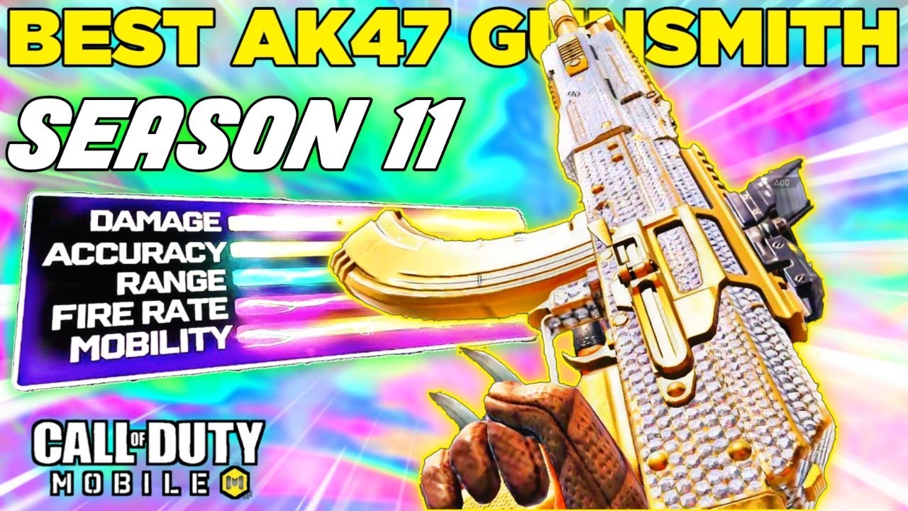 *SEASON 11* BEST AK47 GUNSMITH IN COD MOBILE BR | AK47 GUNSMITH CODM BR ...