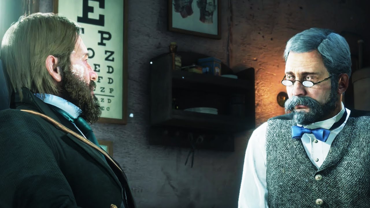 ARTHUR FINDS OUT HE IS DYING FROM THE DOCTOR IN SAINT DENIS IN RED DEAD ...