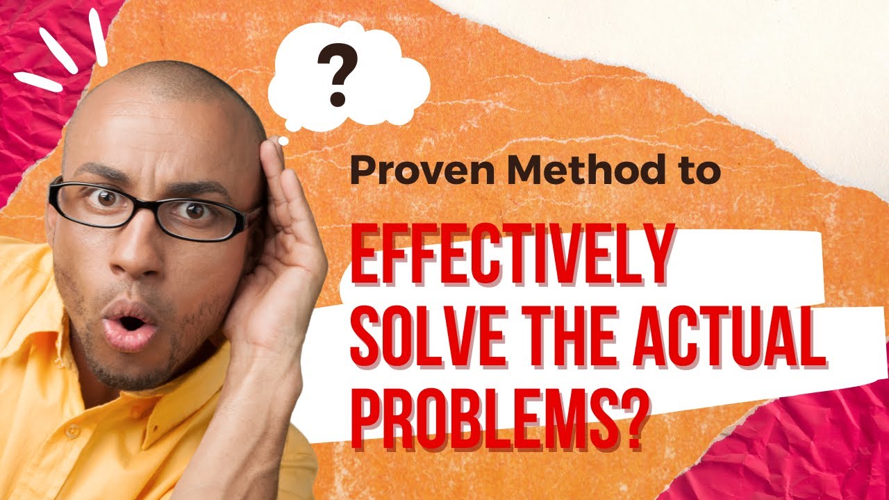 Make Sure You’re Solving the Correct Problem - YouTube