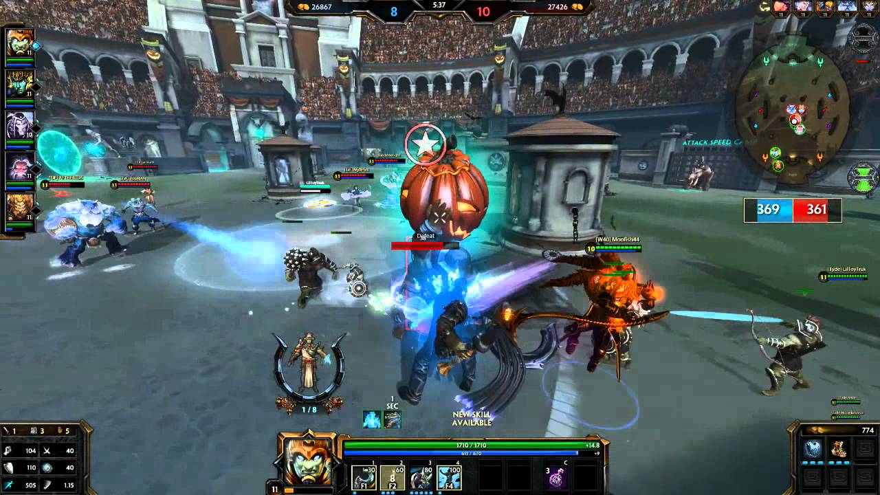 Osiris in Arena - Halloween Arena Map - Smite - YouTube