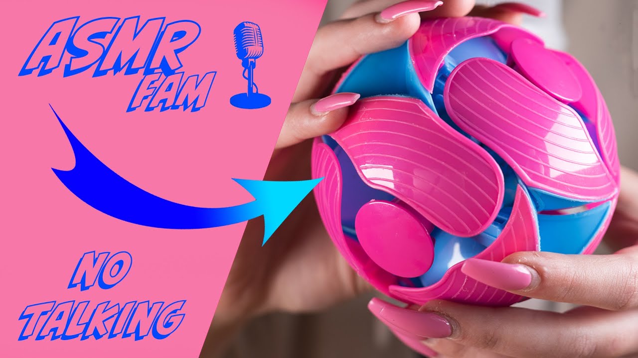 ASMR - Plastic toy ball - triggers for sleep & relaxation | NO TALKING ...