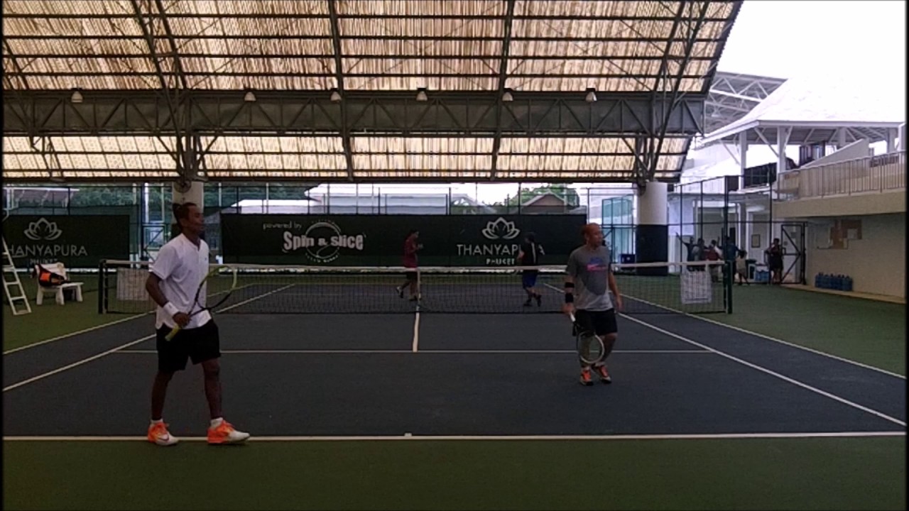 How to Backhand Return Serves in Doubles: Textbook Doubles 20 - YouTube