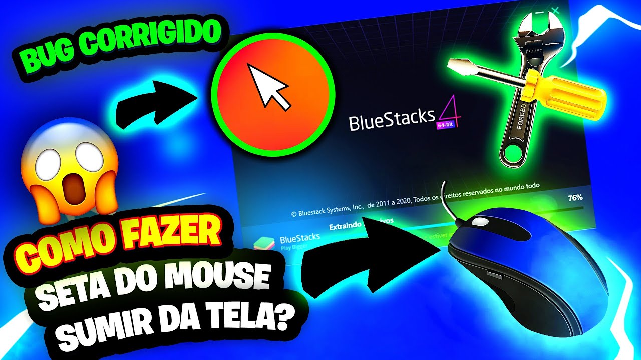 COMO CORRIGIR PROBLEMA DO MOUSE QUE NÃO SAI DA TELA NO BLUESTACKS 4 ...