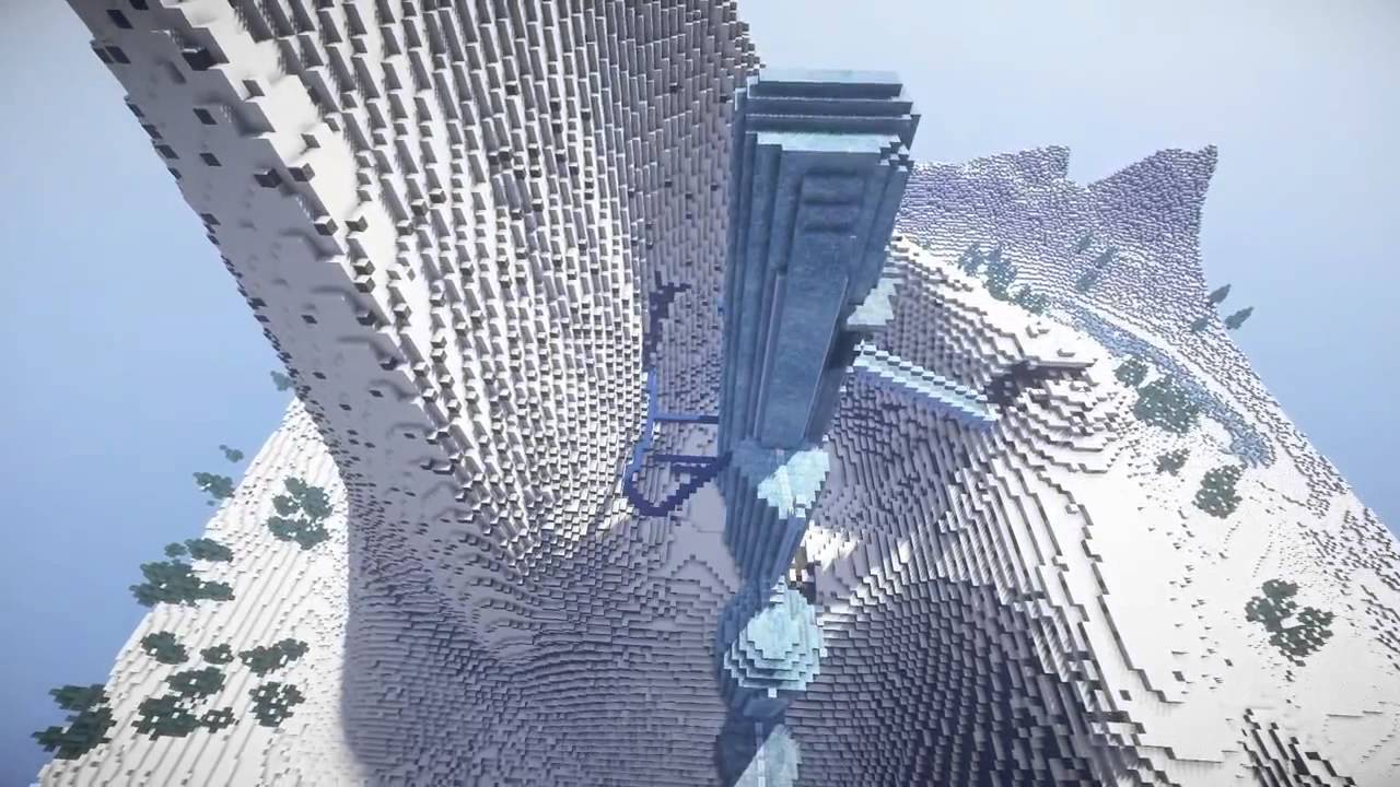 Elsa Ice Castle From Frozen Disney Minecraft Ice Disney Frozen Elsa's