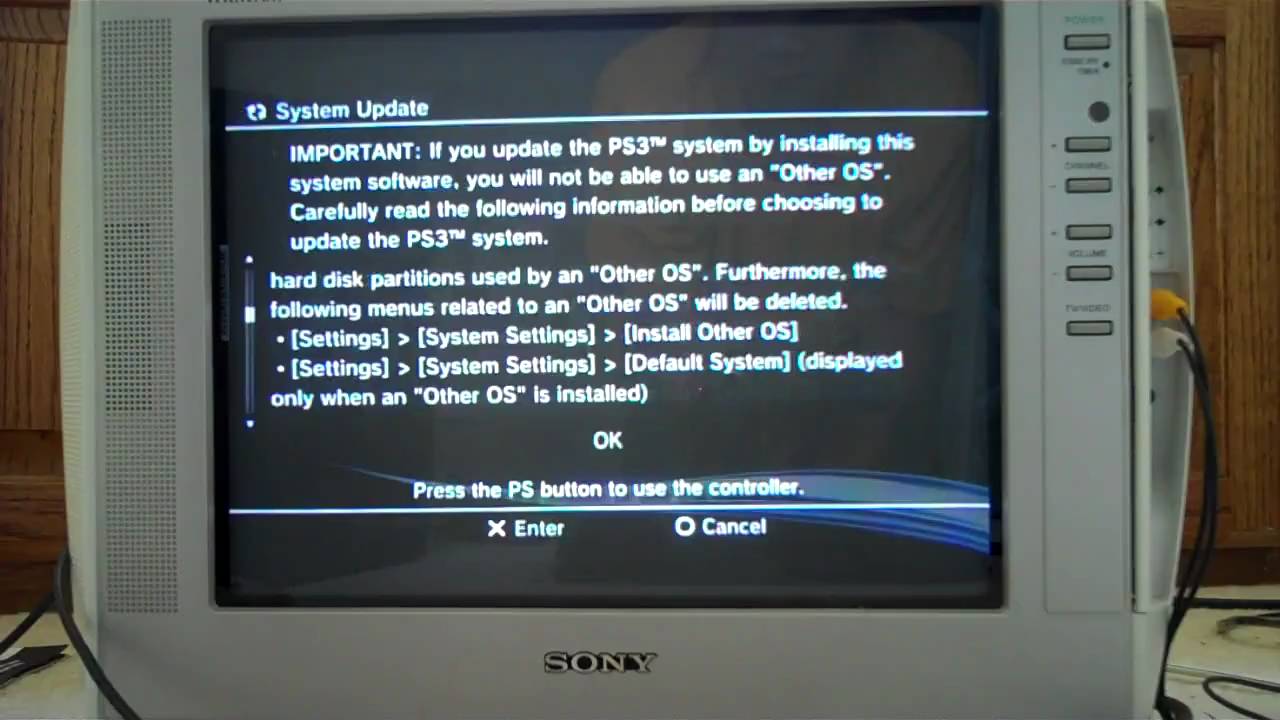 PS3 Update 3.21 Removal of "Install Other OS" Feature - YouTube