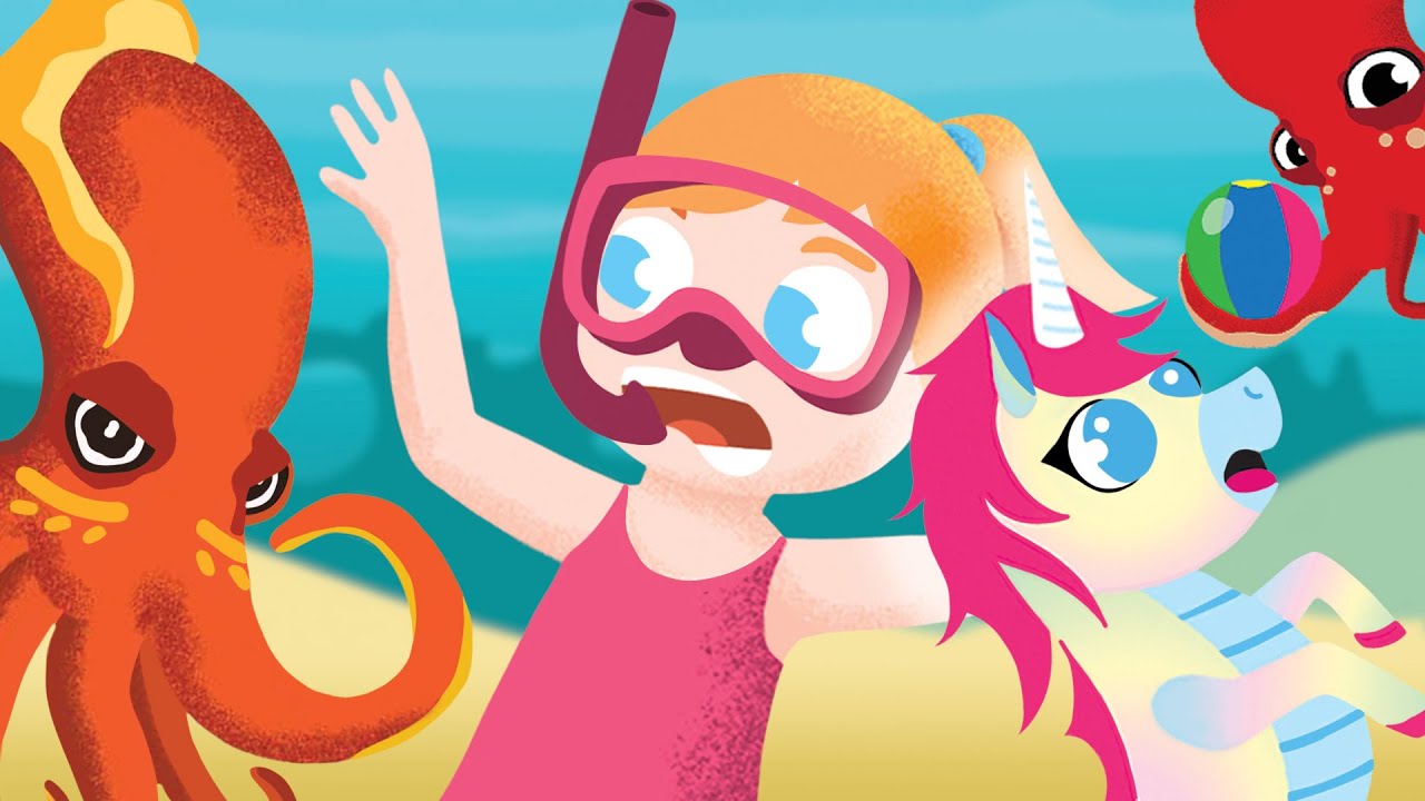 BABY KRAKEN!! Mermaid Adley plays with Seahorseicorns and gets ...