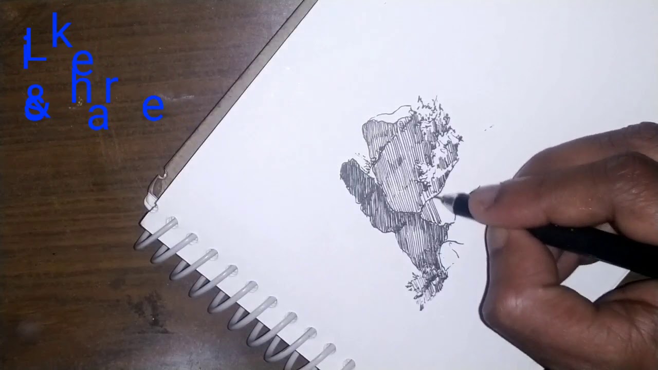 Pen strokes/easy drawing - YouTube