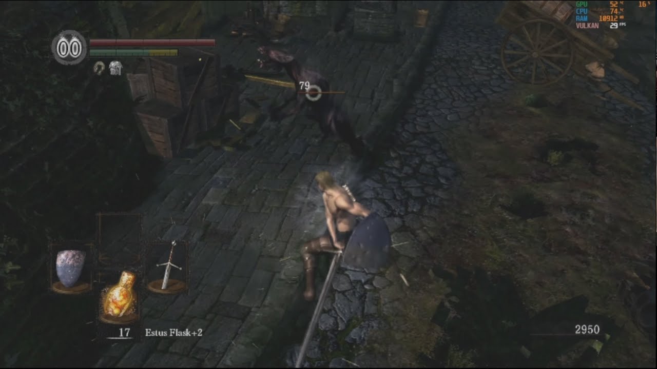 Dark souls 1 Crystal ring shield Parte 3 - YouTube