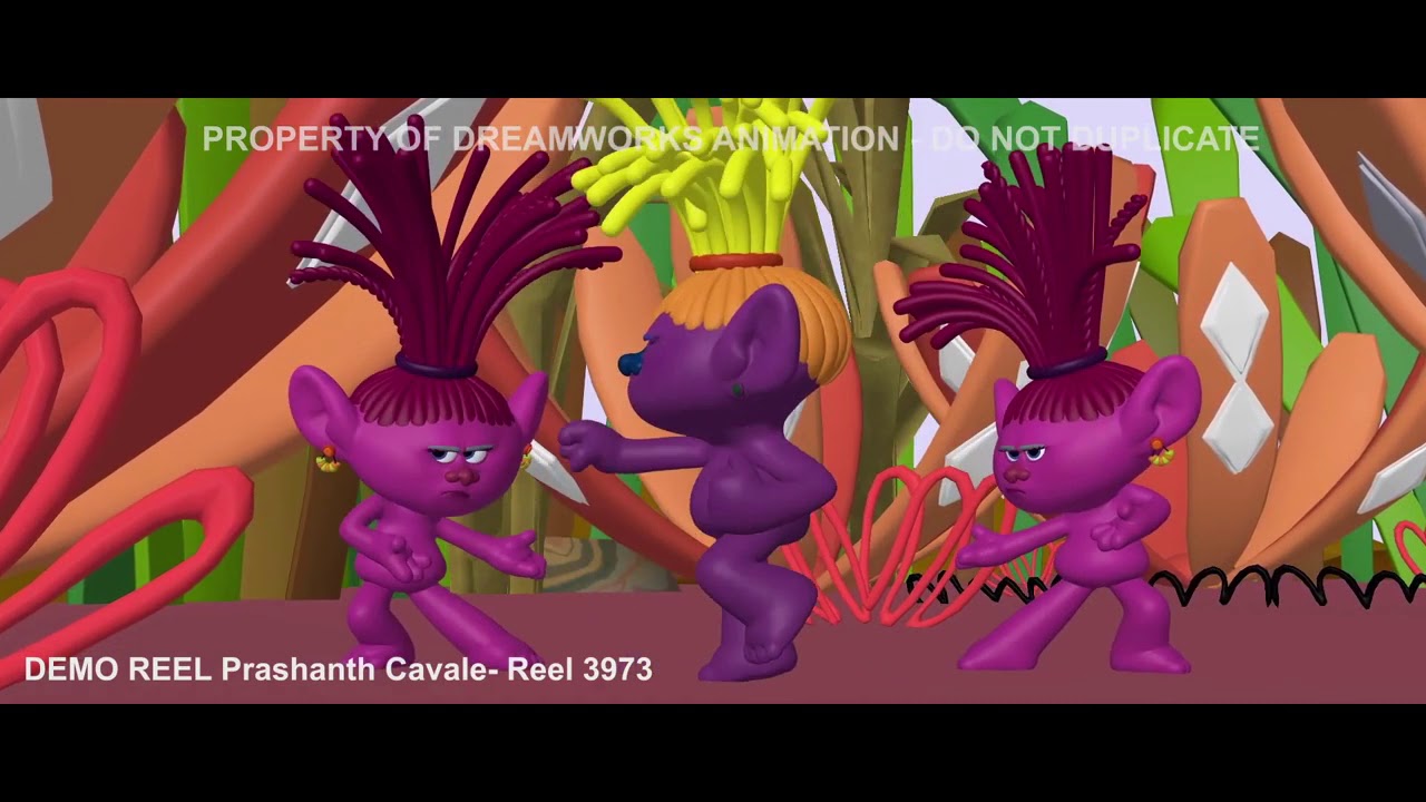 Tresillo Trolls World Tour I Shot Progression I Prashanth Cavale I 3D ...