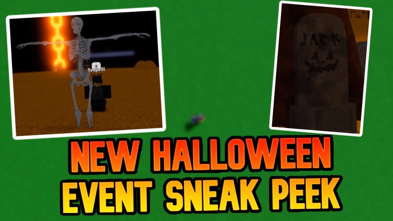 New Halloween Event Sneak Peek For Roblox Slap Battles - YouTube