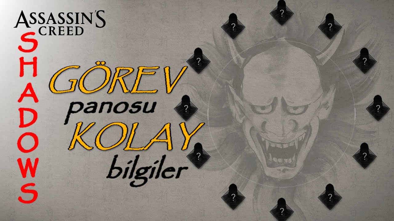 AC Shadows objective ana görev yan görevler nedir nasıl bulunur hangisi ...