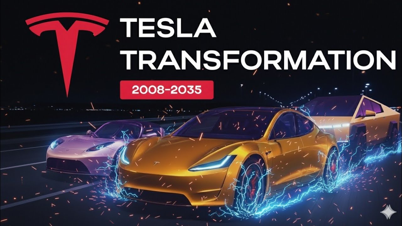 Tesla Evolution with concept car (2008–2030) | Transformation Timeline ...