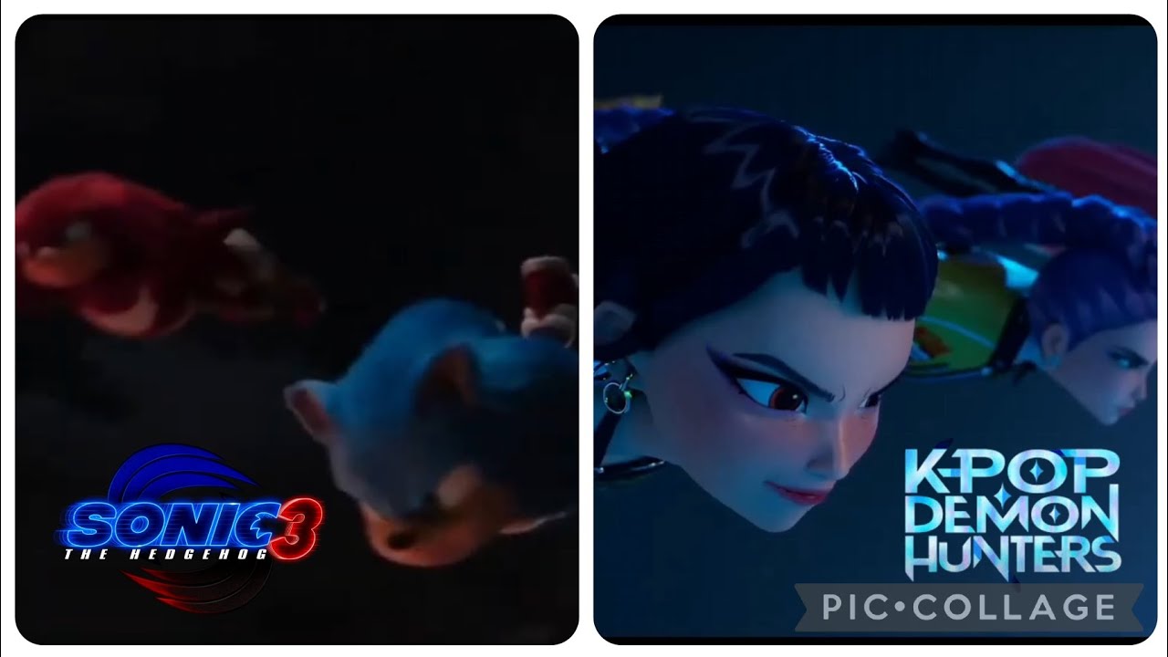 Sonic The Hedgehog 3 & KPop Demon Hunters Both Have The Same Scene ...