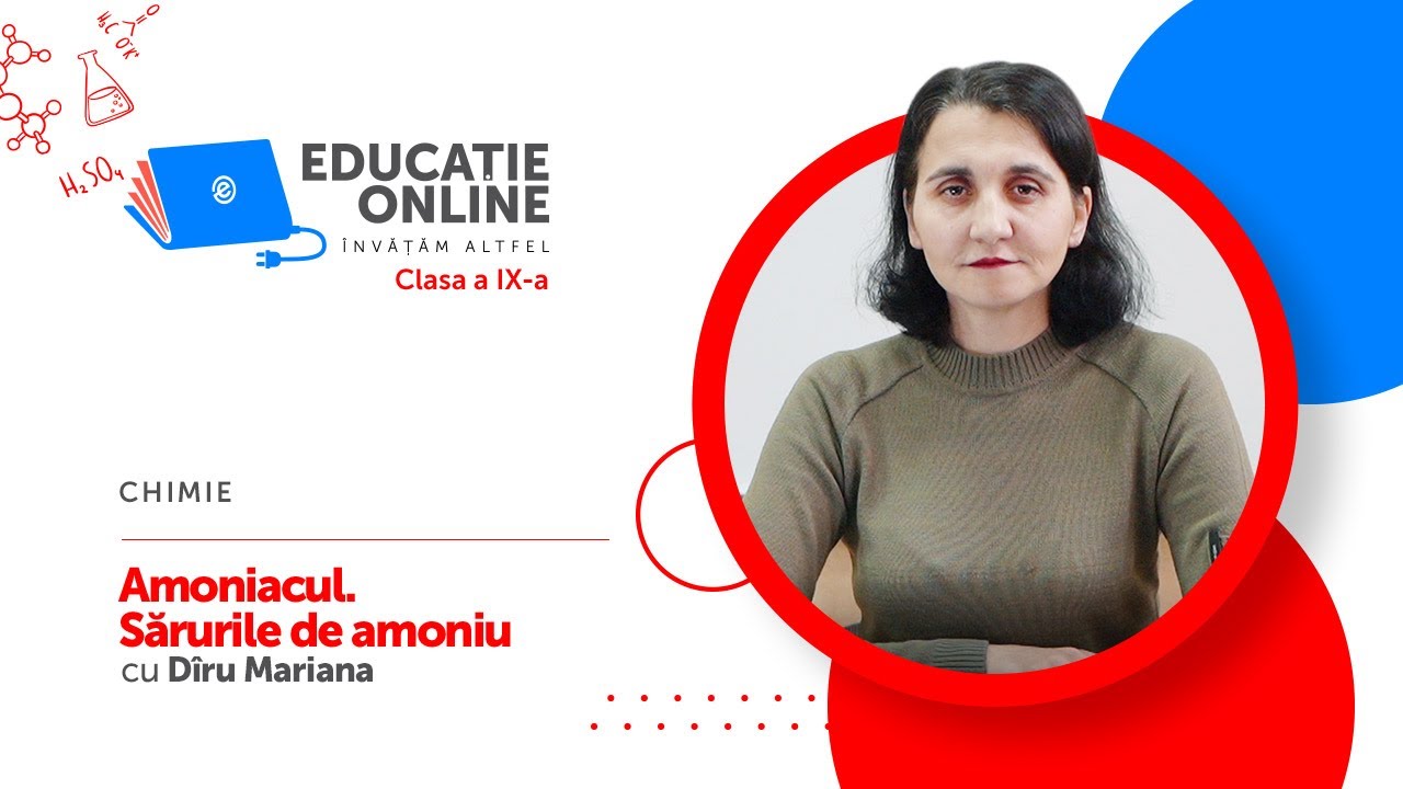 Chimie, clasa a IX-a, Amoniacul. Sărurile de amoniu - YouTube