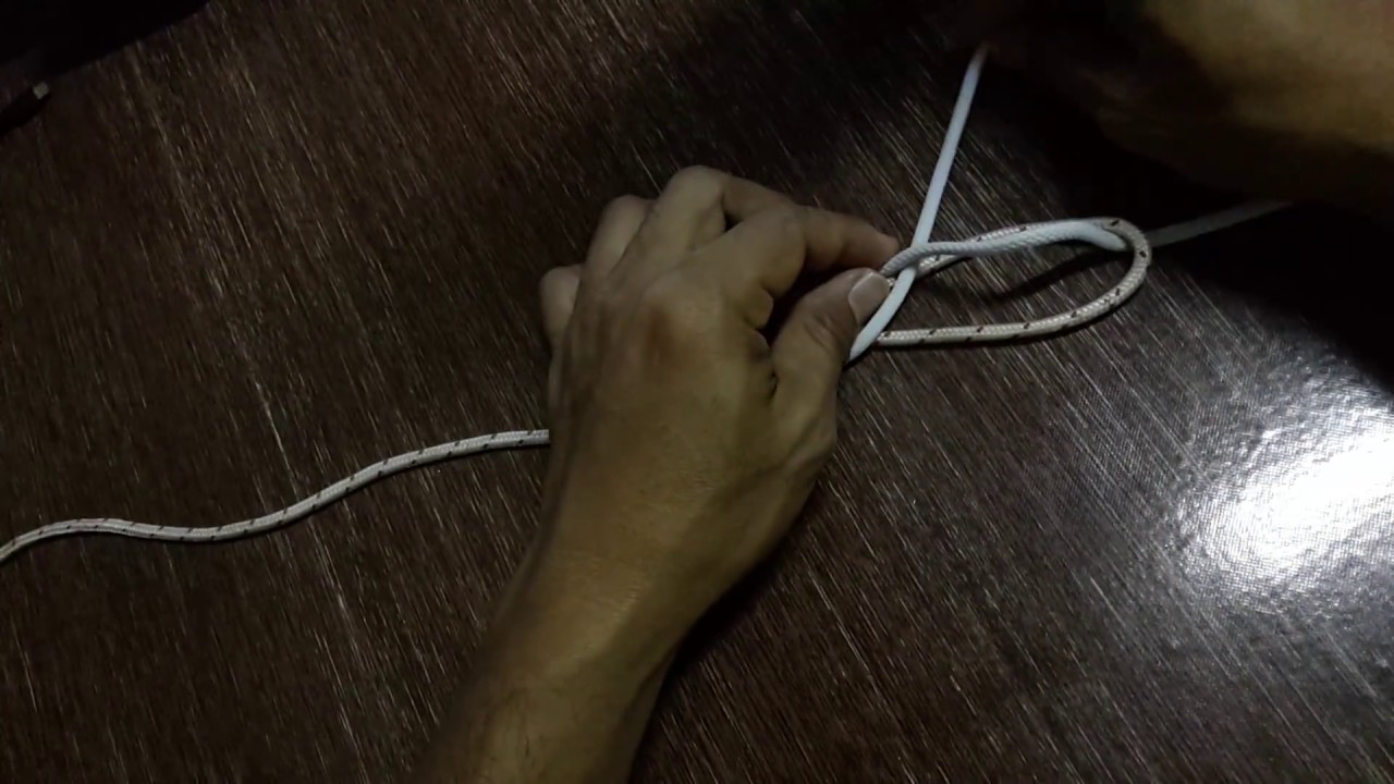 Ikatan bunga geti ganda double sheet bend - YouTube