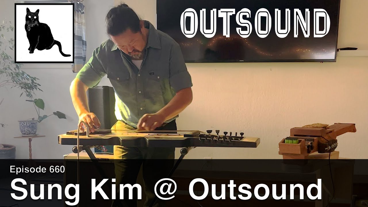 The invented instruments of Sung Kim at the Outsound Benefit Dinner ...