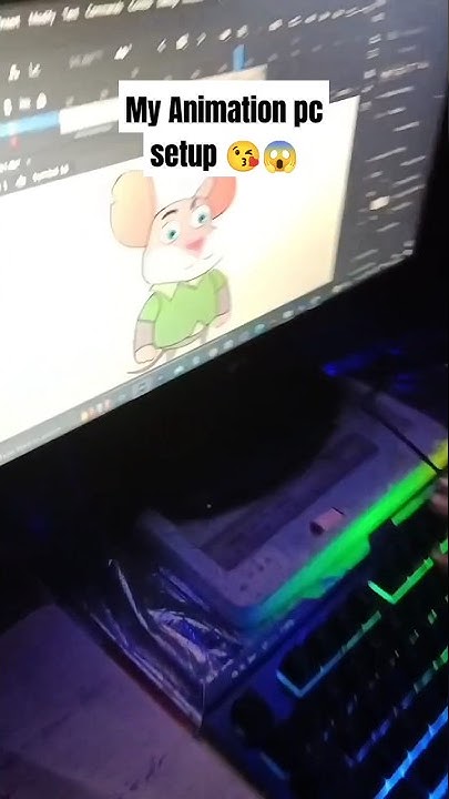 My Animation Pc Setup 😘😱 - YouTube