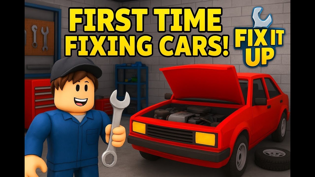 Fix It Up Roblox – My First Day as a Mechanic! - YouTube
