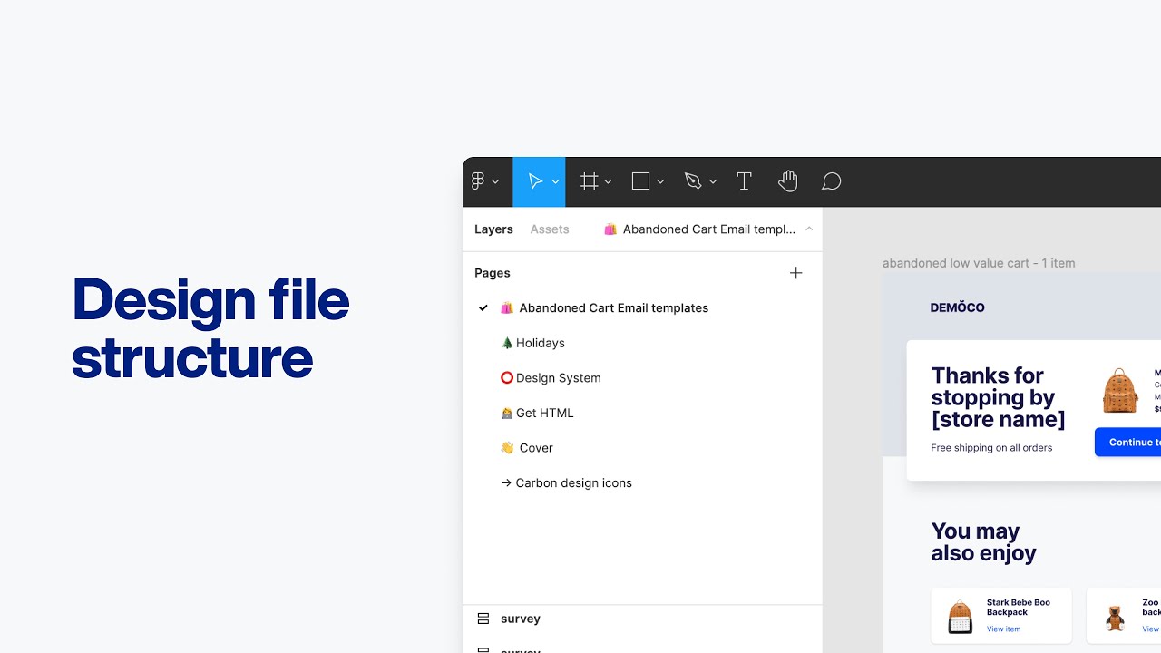 Email template design file structure - YouTube