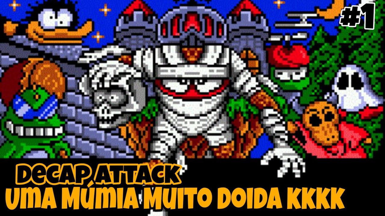 ESSE JOGUINHO DE MEGA DRIVE E MUITO BOM HEHE!! DECAP ATTACK PART#1 - YouTube