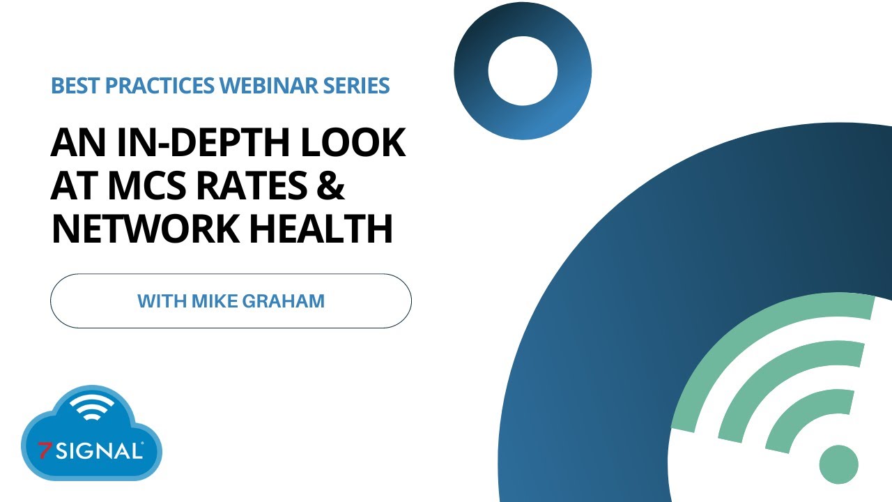 An In Depth Look at MCS Rates and Network Health - YouTube