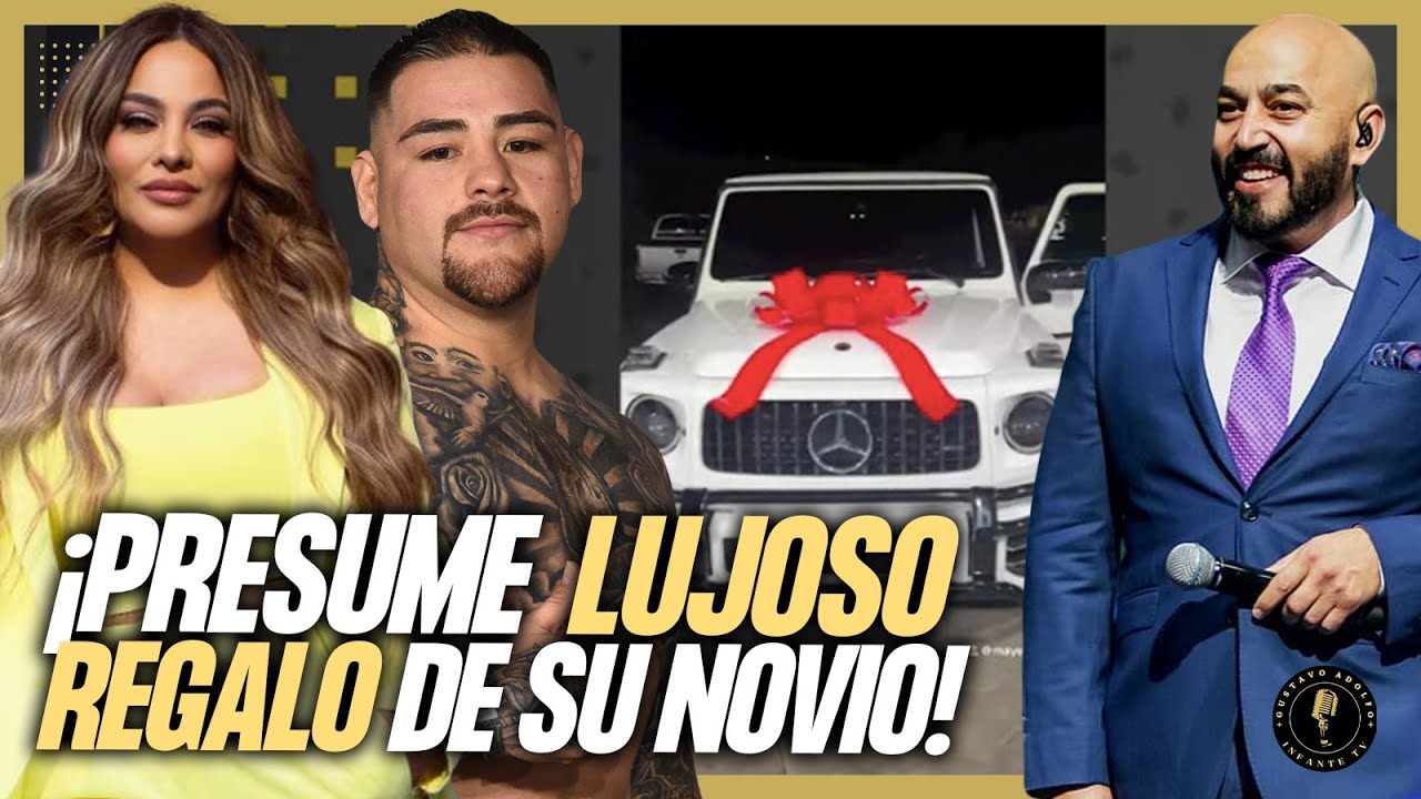 ¡Mayeli Alonso presume LUJOSO regalo de su NOVIO Andy Ruiz! - YouTube