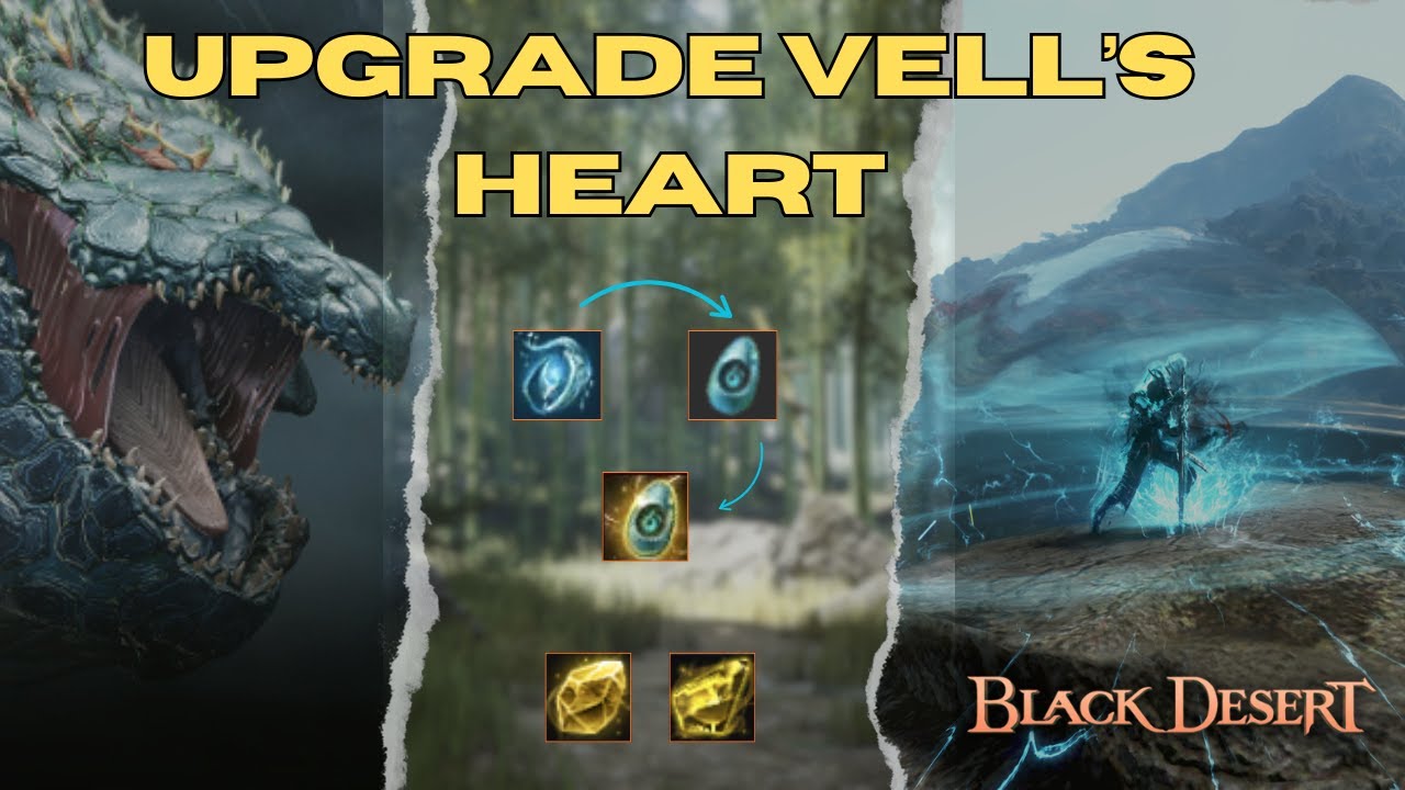 How To Upgrade Vell's Heart Black Desert Online - YouTube