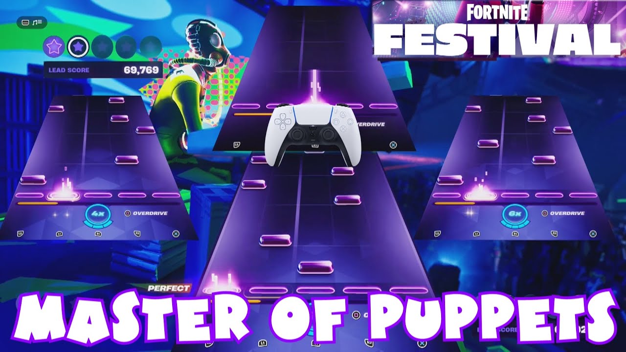 Master of Puppets by Metallica - Fortnite Festival Expert Full Band ...