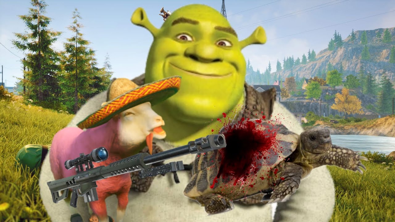 Pink Mexican Sheep kills Jason then turns into Shrek! - YouTube