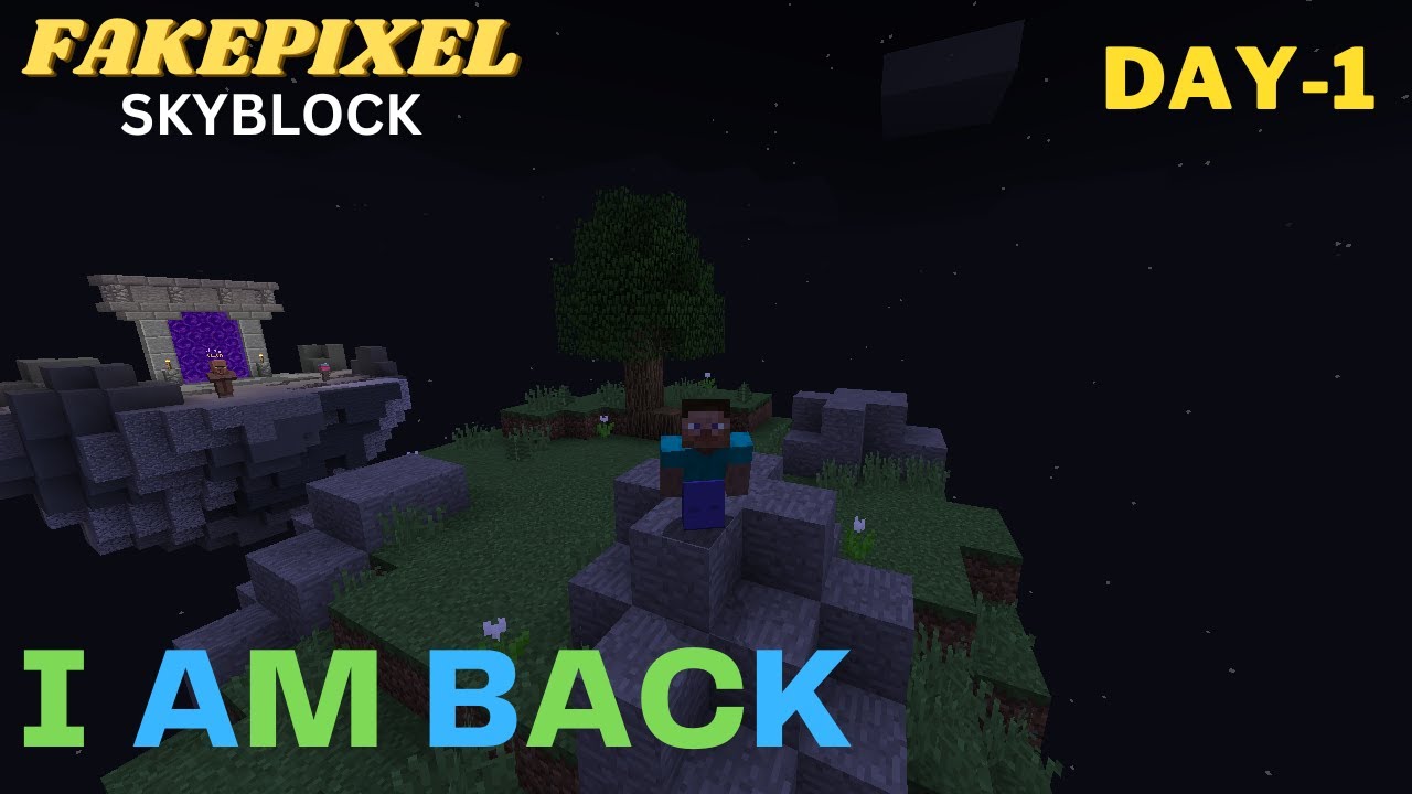 Finally I Am Back In Fakepixel Skyblock II Fakepixel Skyblock - YouTube