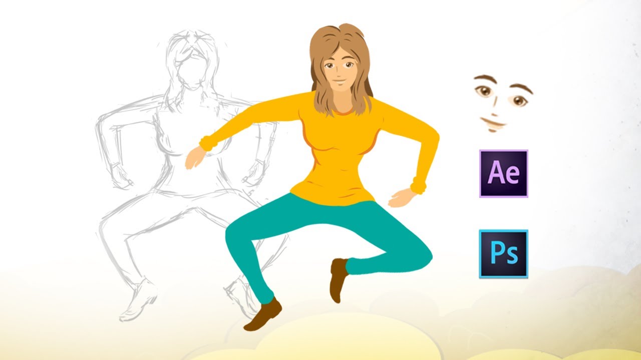 Animate Character Drawings with Photoshop and After Effects | Tutorial ...