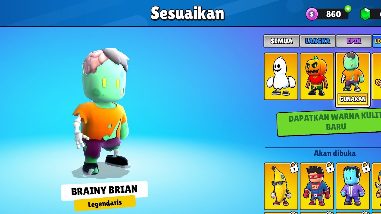 Brainy Brian Datang Untuk Merayakan Halloween! Kripiiii - Stumble Guys ...