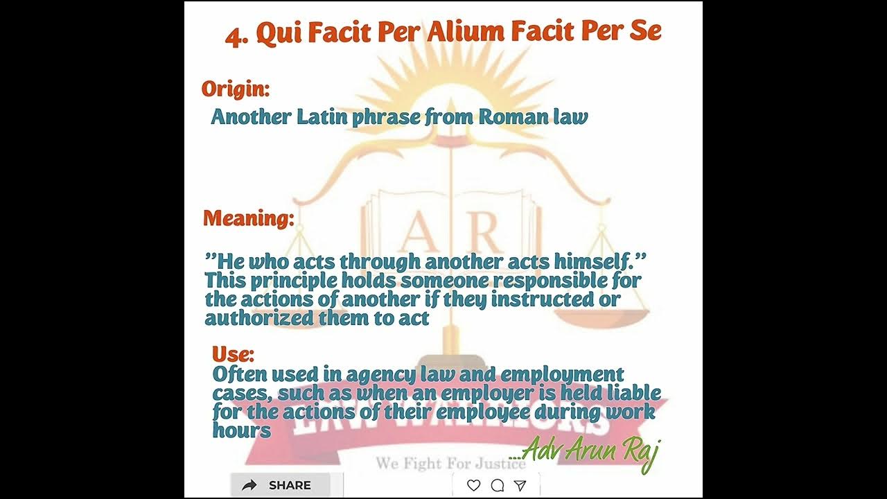 Most Important Legal Maxims, That Every Law Student Must Know..... - YouTube