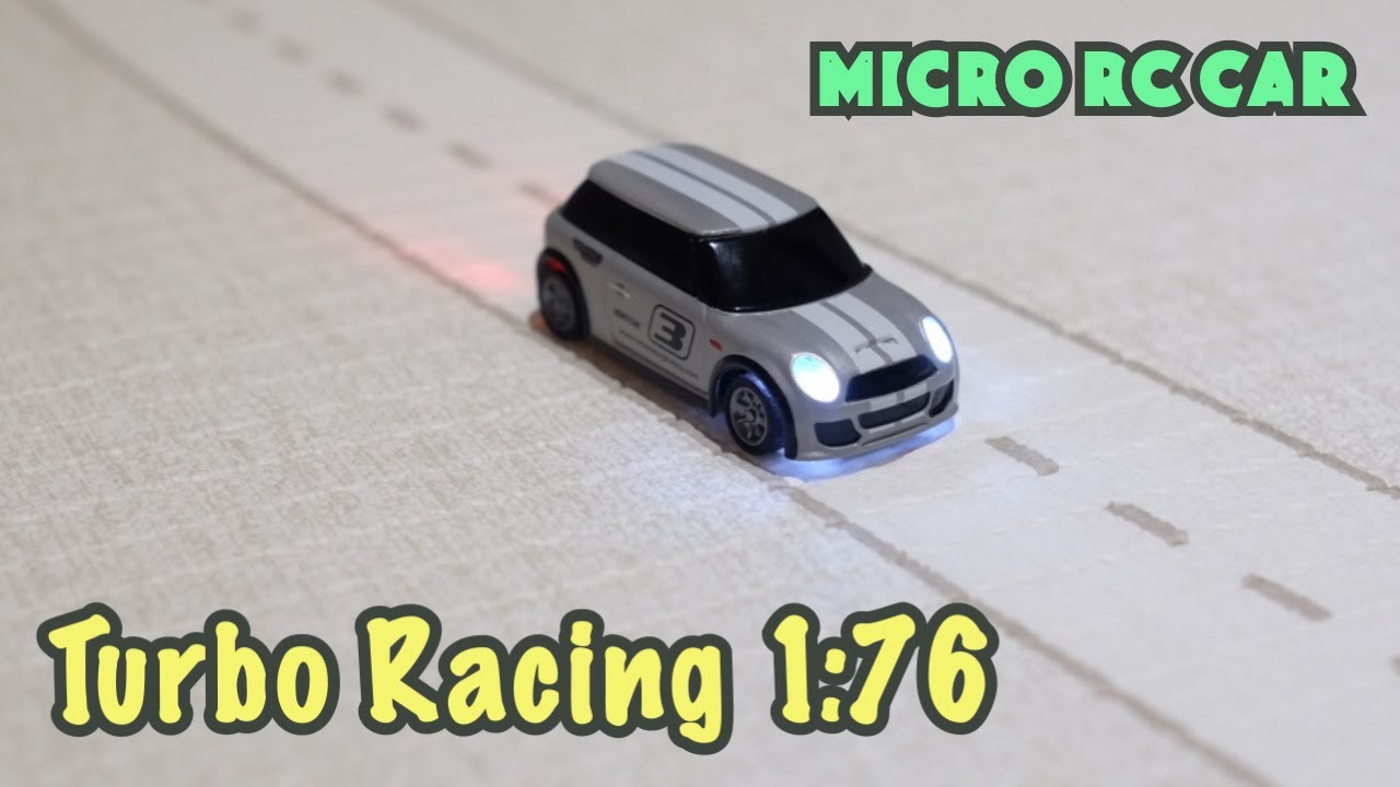 Turbo racing 1:76 micro rc car review - YouTube
