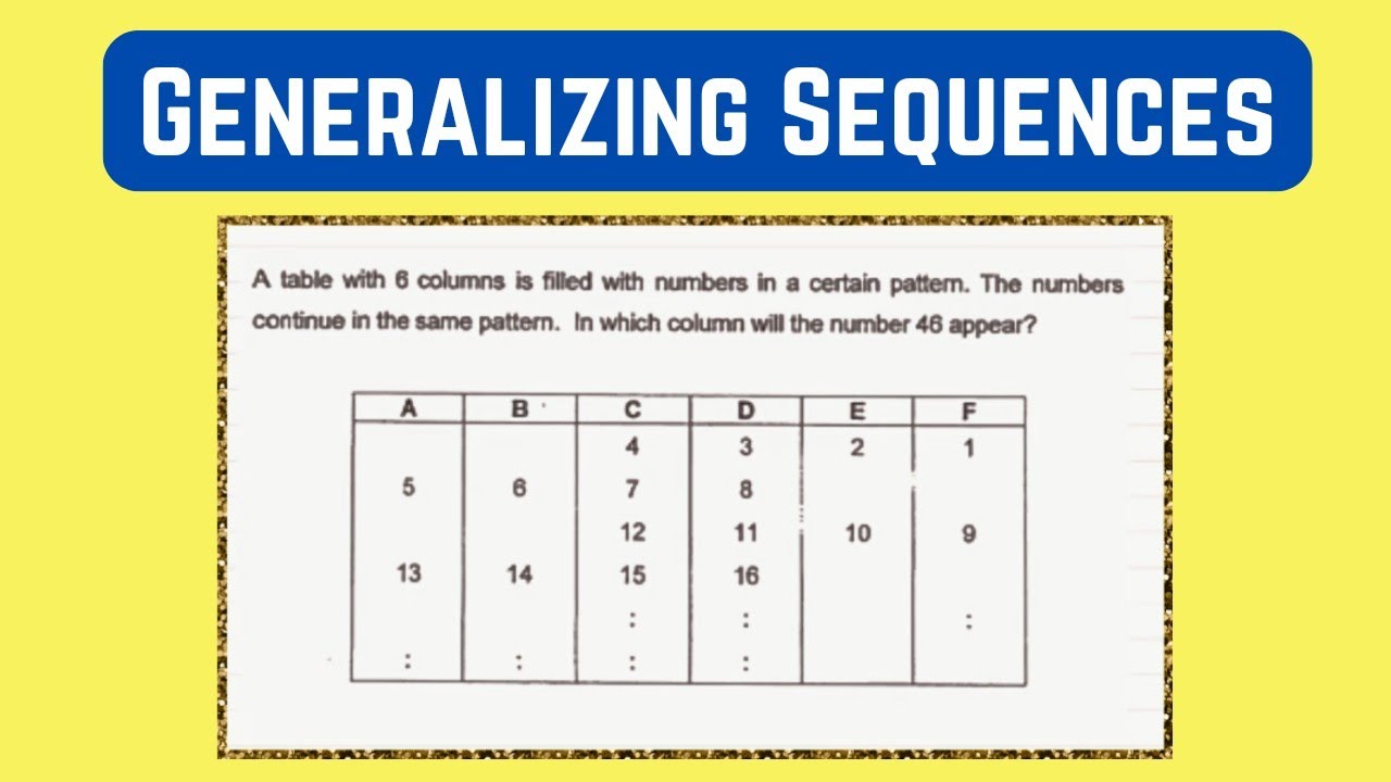 Generalizing Sequences - YouTube