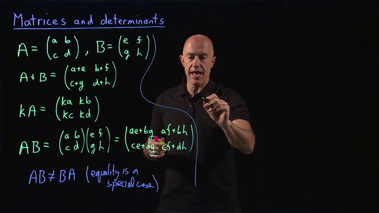 Matrices and determinants | Appendix C | Differential Equations for ...