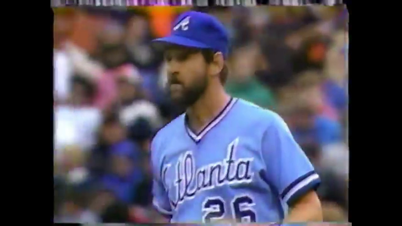 Gene Garber records a save (October 6, 1985) - YouTube