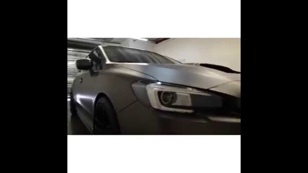 2015 Subaru WRX STI Vinyl Wrapped by Premium Auto Styling - YouTube