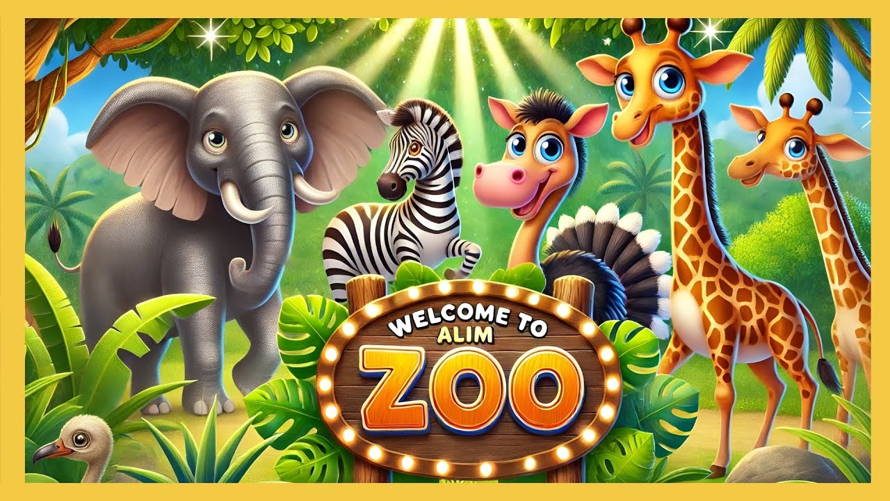 Meet the Zoo Animals! 🦁🐵🦓 Wild Adventures for Kids - YouTube