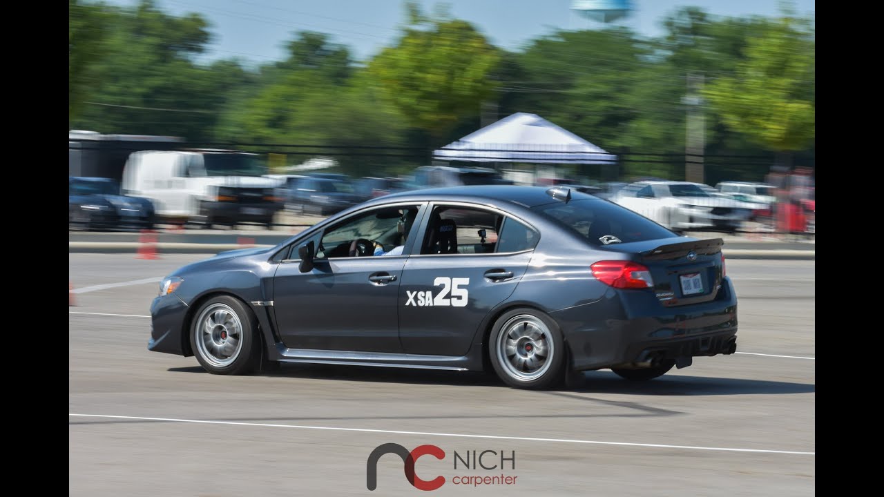 2015 Subaru WRX Autocross OVR SCCA 20220710 - best lap - YouTube