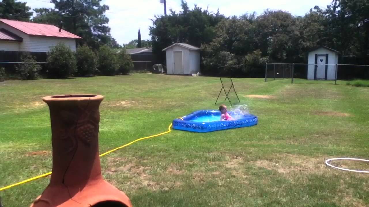 Redneck pool fun!! - YouTube
