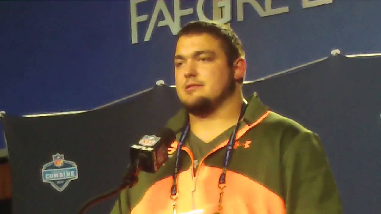 Notre Dame's Zack Martin at NFL Combine - YouTube