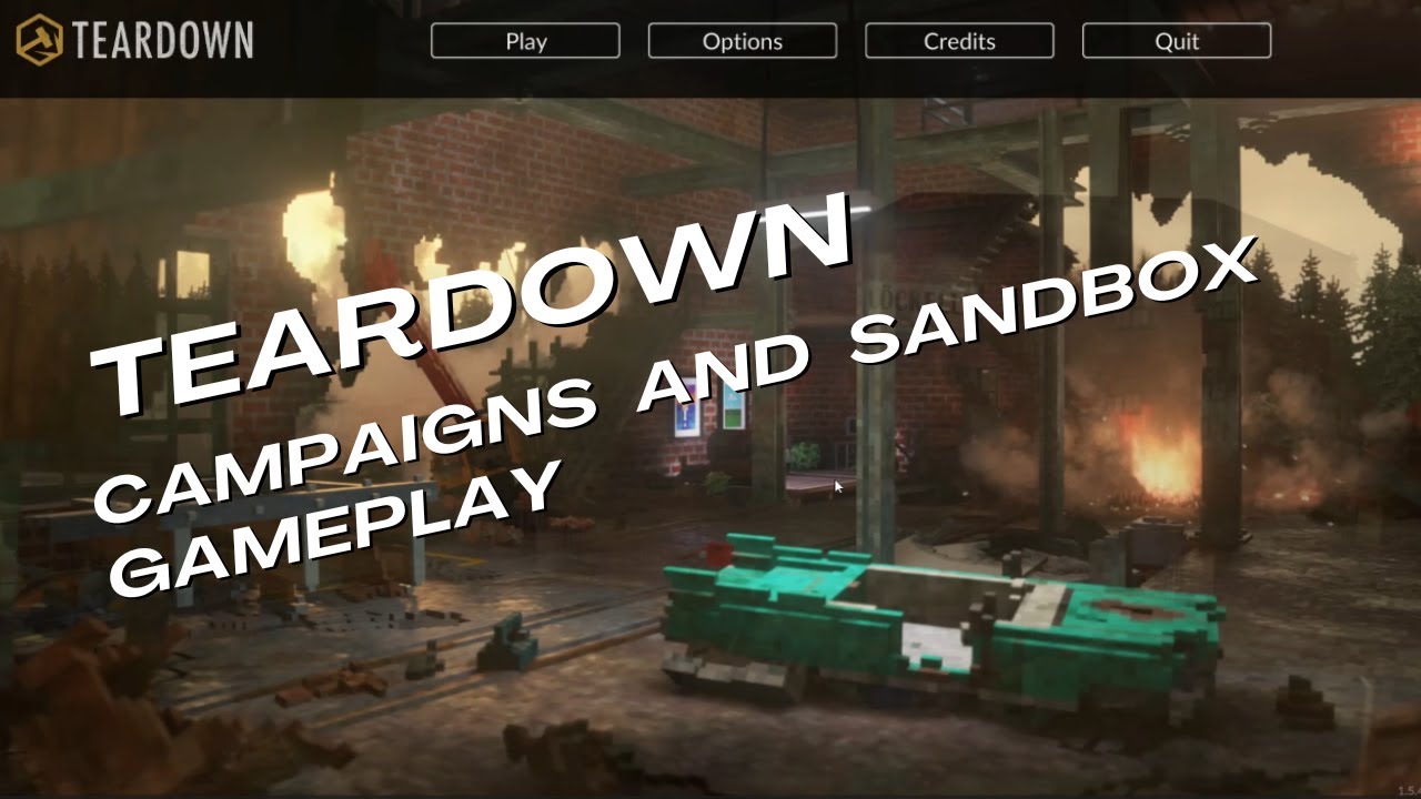 Steam's Teardown Campaign and Sandbox Maps Gameplay - YouTube