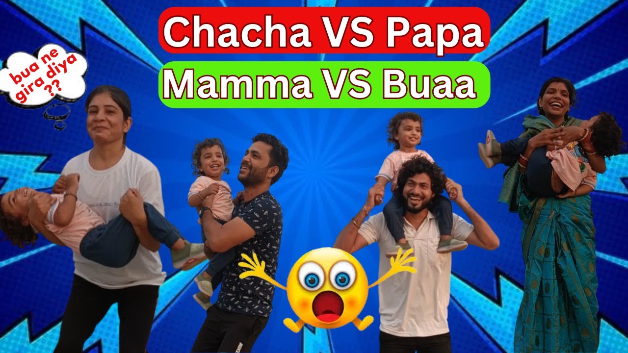 Chacha Vs Papa and Bua Vs Mamma Squats Challenge | Family 150 Sit-up ...