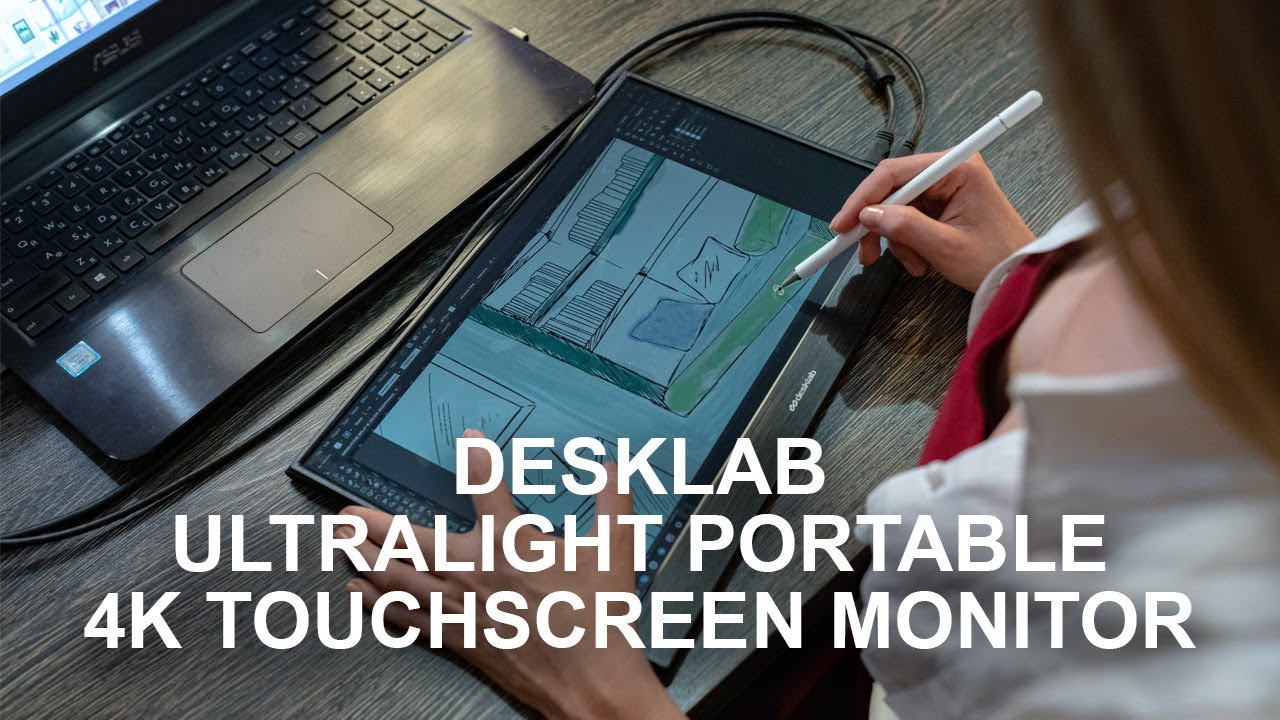 DESKLAB ULTRALIGHT PORTABLE 4K TOUCHSCREEN MONITOR | IndieKickZone ...