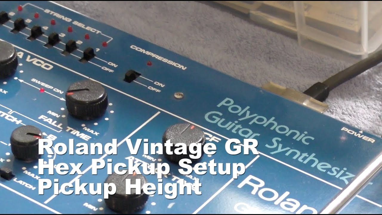 Roland Vintage Analog Guitar Synthesizer Adjustment Setup GR-300 G-303 ...