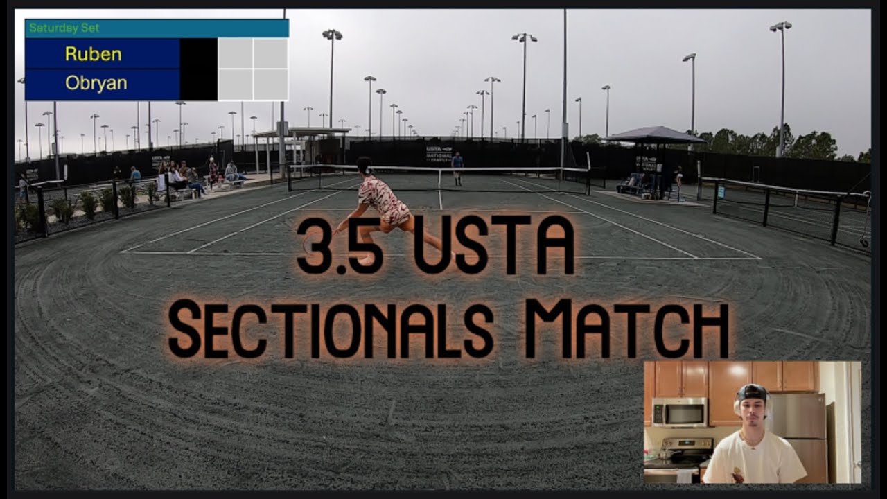 My First 3.5 USTA Sectionals Match - YouTube