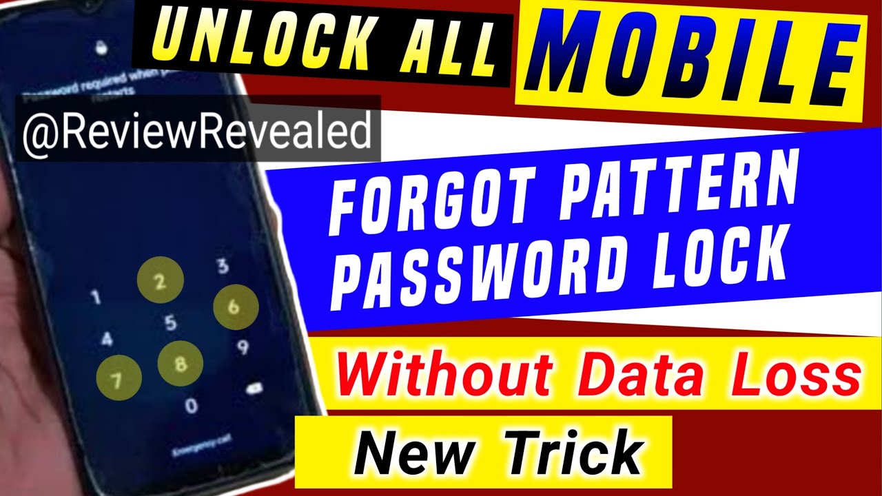 Unlock Android phone forgot password without any Data loss | 2023 June ...