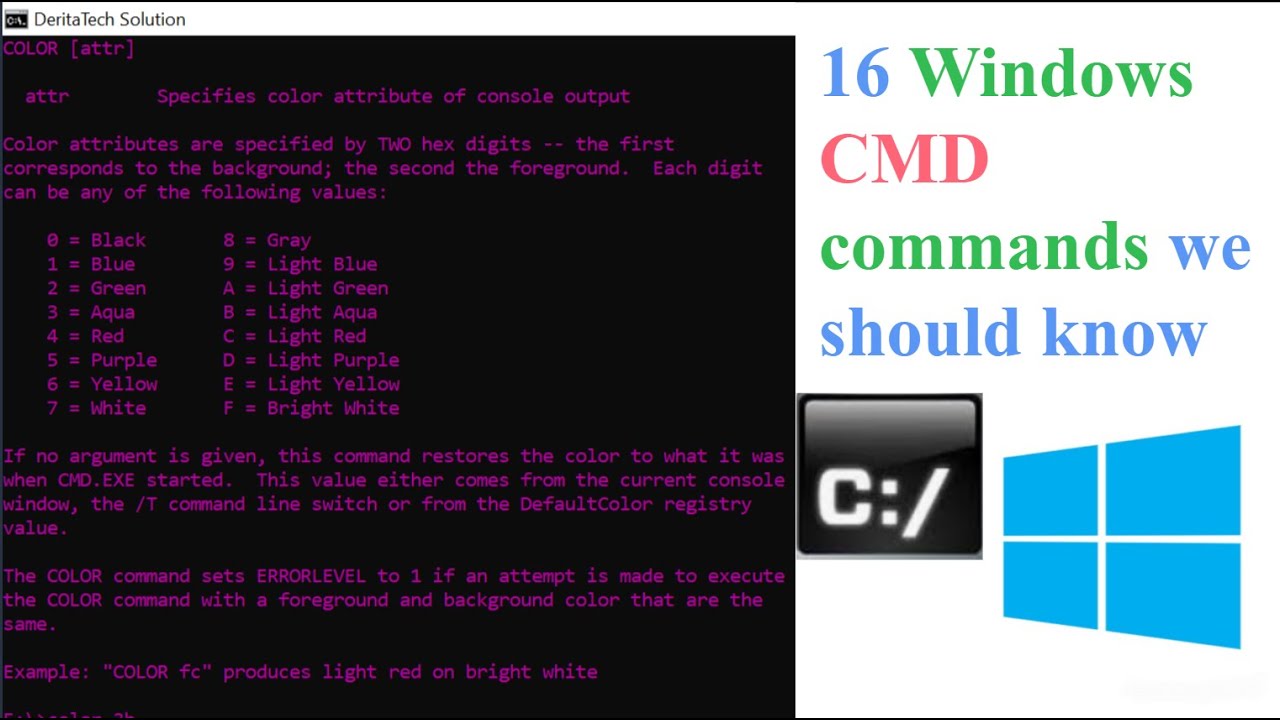 CMD Commands Every Windows User Should Know Command Prompt Tricks CMD