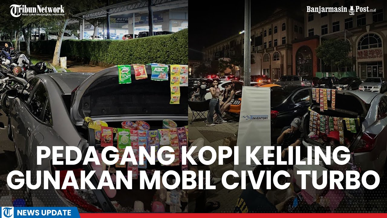 Gunakan Mobil Civic Turbo, Pedagang Kopi Keliling di Tangerang Viral ...